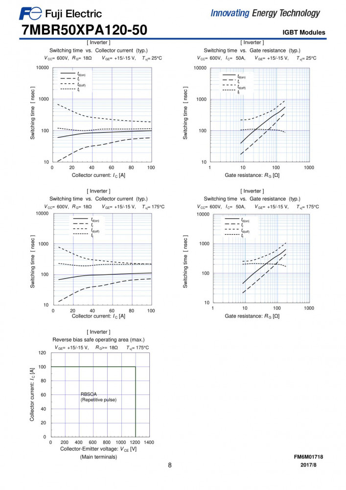 7MBR50XPA120-50 datasheet page 8