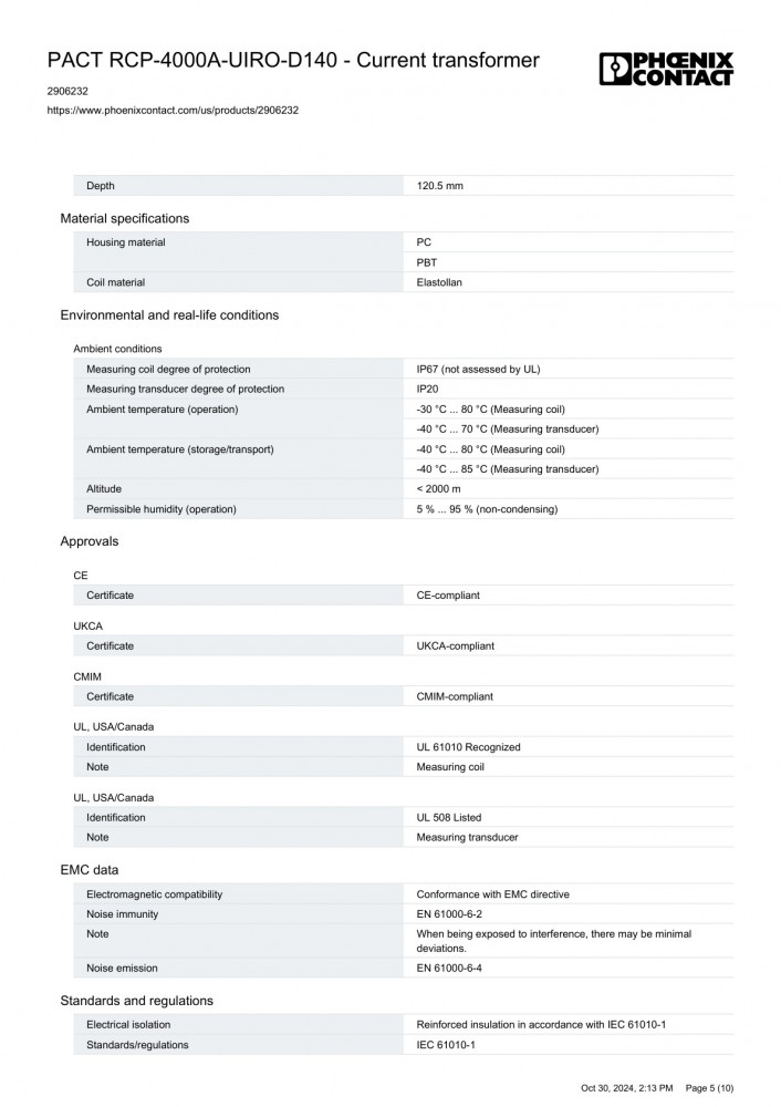 Phoenix Contact 2906232 product document page 5