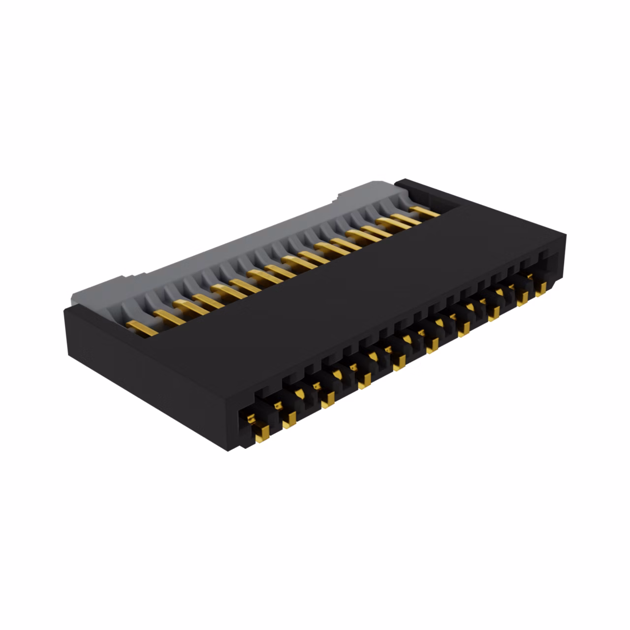 Easy-On Back Flip FPC Connector with Lock Terminal, 0.30mm Pitch, LA75 Series, Right-Angle, Surface Mount, Dual Contact Style, 0.75mm Height, 15 Circuits for sale