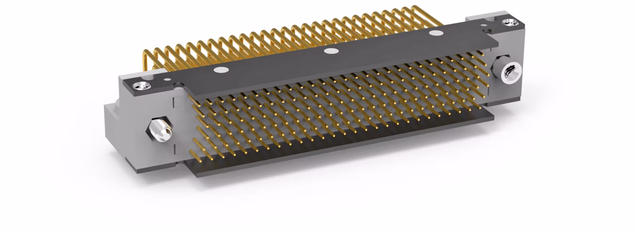 AirBorn R Series, Rectangular Board Mount Plug, Right-Angle, Plastic Body, 6 Rows, 0.075