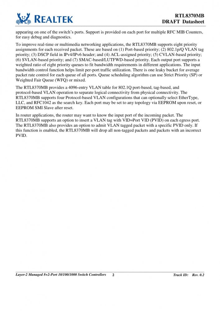 RTL8370MB document page 10