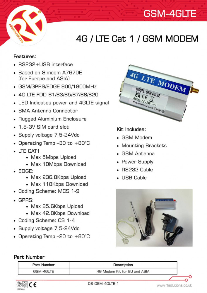GSM-4GLTE product document page 1