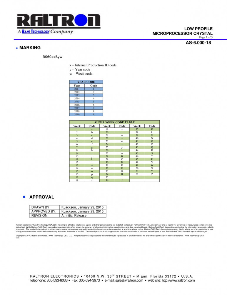 AS-6.000-18 reflow profile page