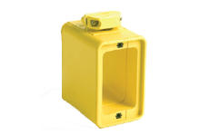 Watertite GFCI Multiple Outlet FD Box, (1)NEMA 5-20 Duplex with Flip Lids, 15.24m (50.0') Cord Length, 14/3 SOOW Cord, NEMA 5-20 Watertite Plug