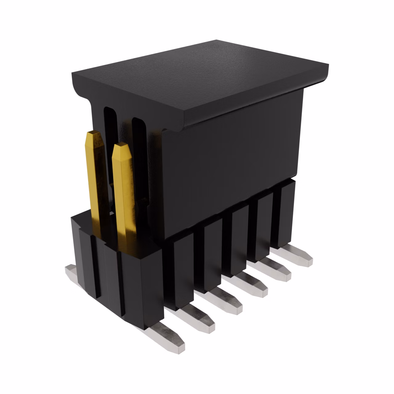Slim-Grid Header, 12 Circuits, Surface Mount, Vertical, Unshrouded, 0.05µm Select Gold (Au) Plated, with Pick-and-Place Cap, Tube, Lead-Free for sale