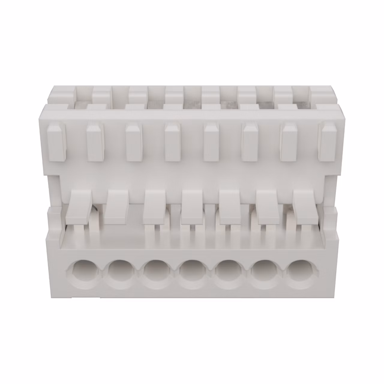 Appli-Mate RAST 2.5 IDT Housing, 2.50mm Pitch, Direct/Indirect, Female, 7 Circuits, All Position Keys, Voided Circuit 2 for sale