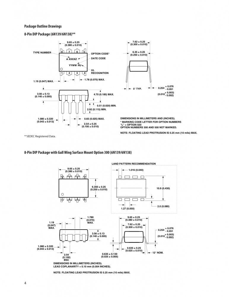 6N139 datasheet page 4