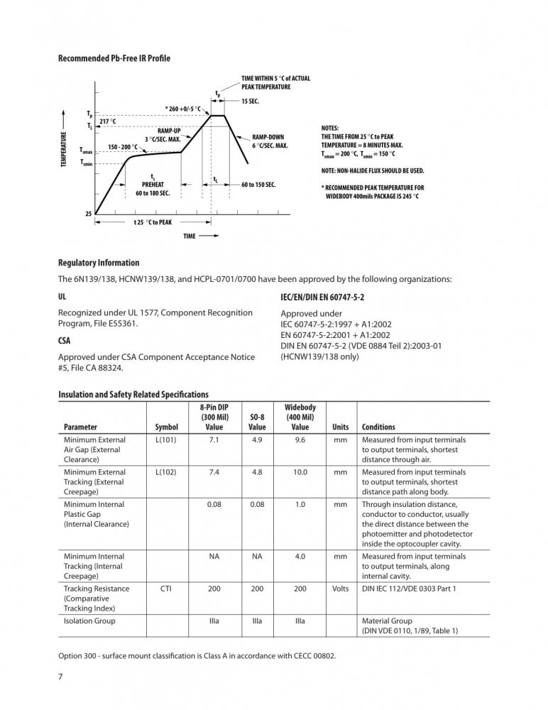 6N139 datasheet page 7