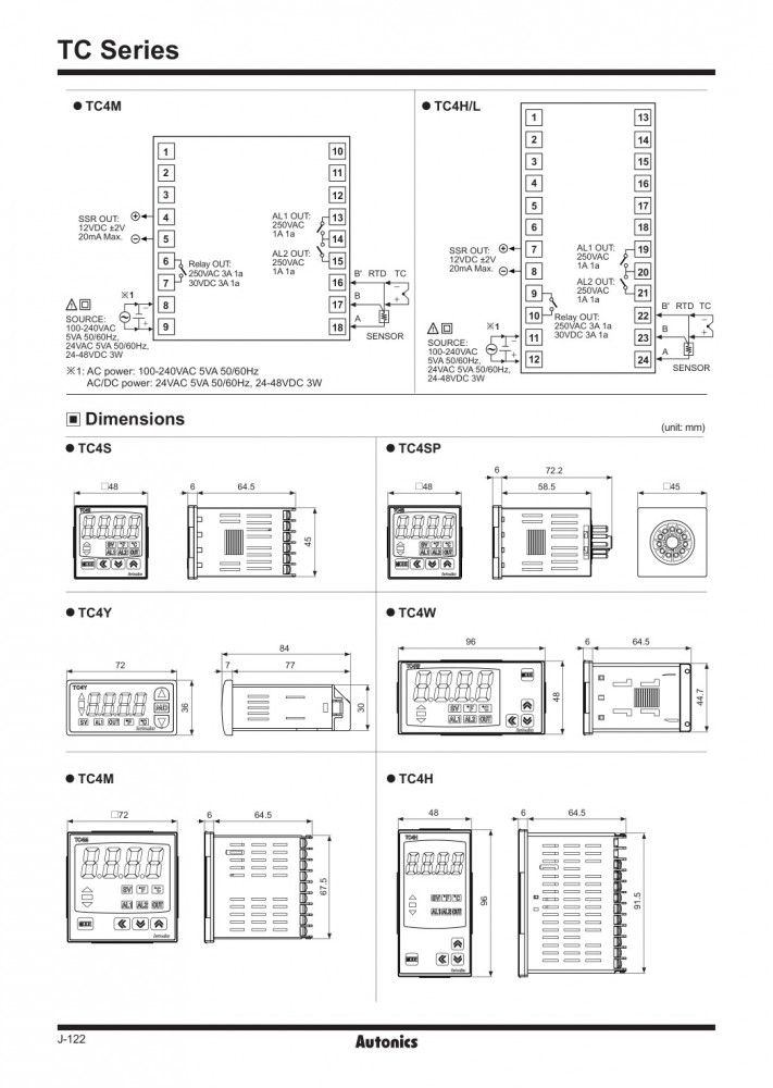 TC Series technical document page 3