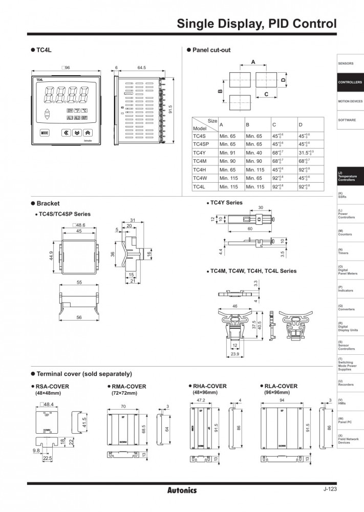 TC Series technical document page 4
