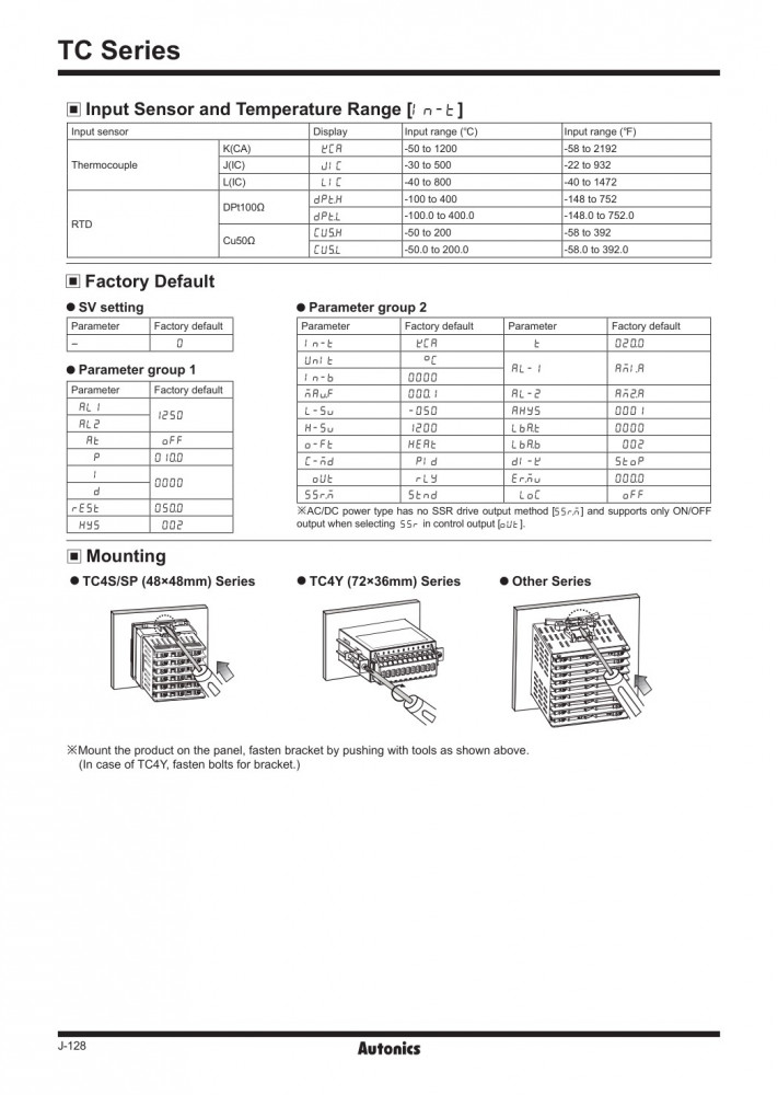 TC Series technical document page 9