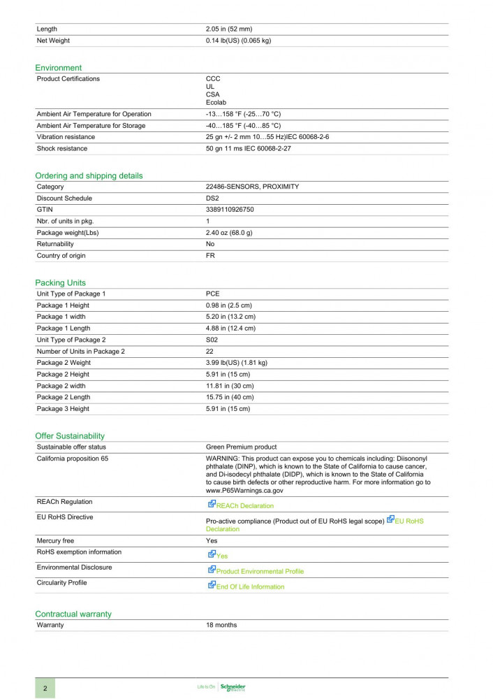 XS4P12PA370 technical document page 2