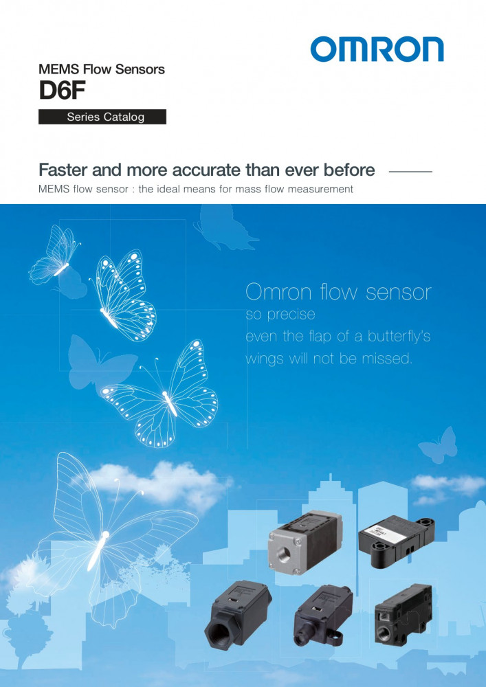 OMRON D6F documentation page 1
