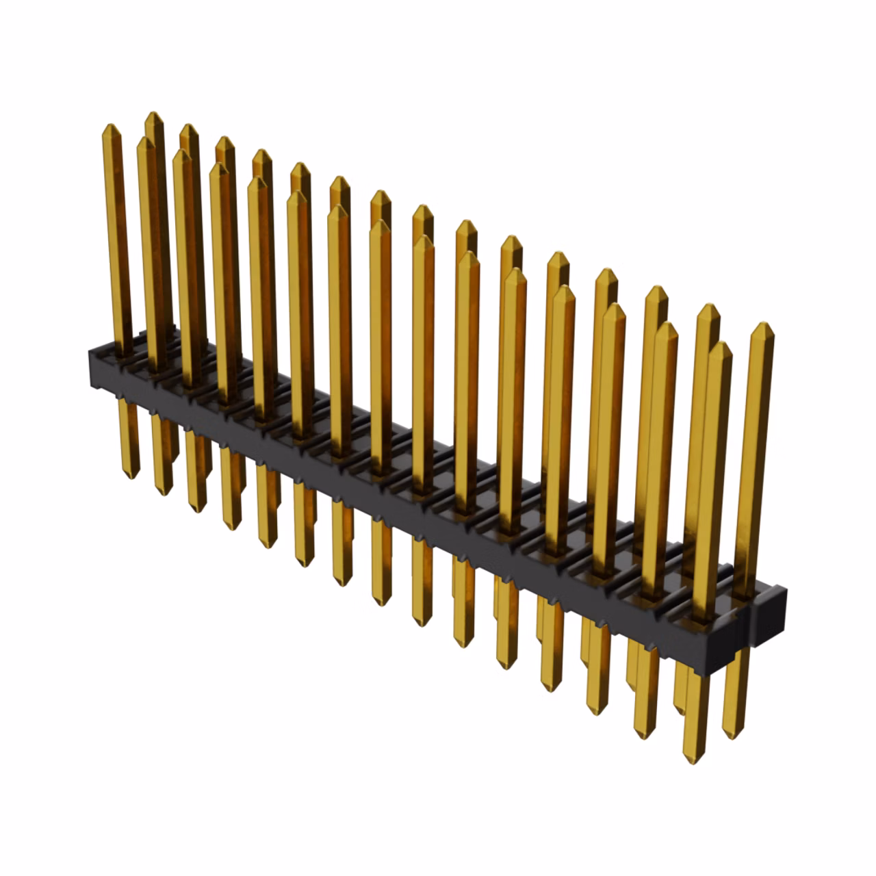 2.00mm Pitch Milli-Grid Header, Vertical, Through Hole, 30 Circuits, 0.38µm Gold (Au) Plating, Mating Pin Length 9.00mm, Tail Length 4.00mm, Tray, Lead-Free for sale