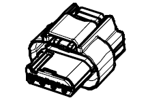2.54mm Pitch, MX123 Female Receptacle Housing, Keying Option G, Wire Dress Option 9, 80 Circuits, Blue TPA