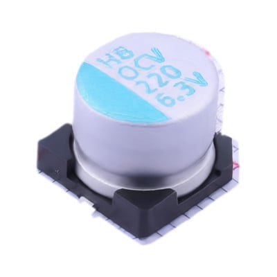 Lelon OCV471M0JTR-0812 Aluminum-Polymer Capacitor