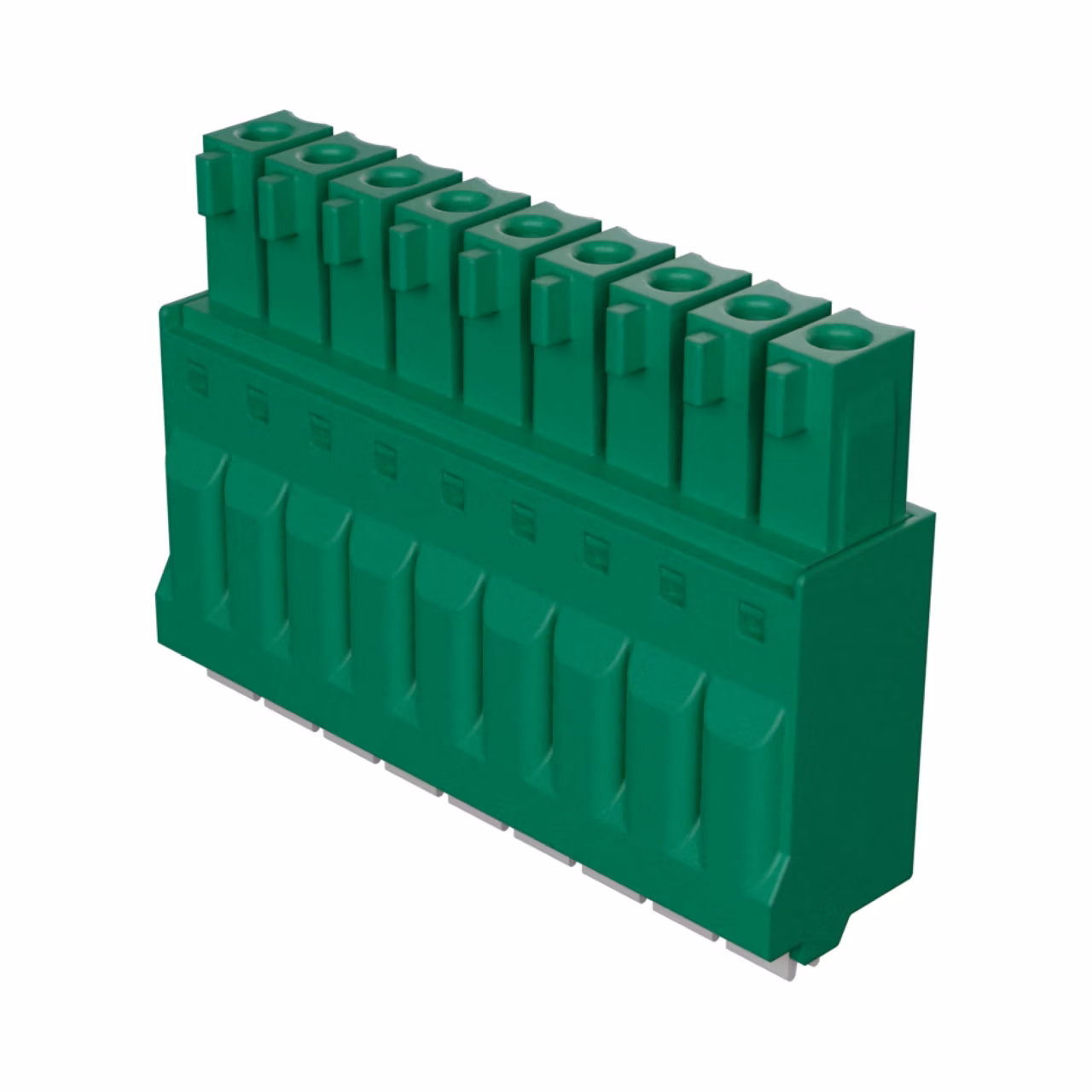 3.81mm Pitch Eurostyle Horizontal Plug, Spring Type, Single Row, 9 Circuits for sale