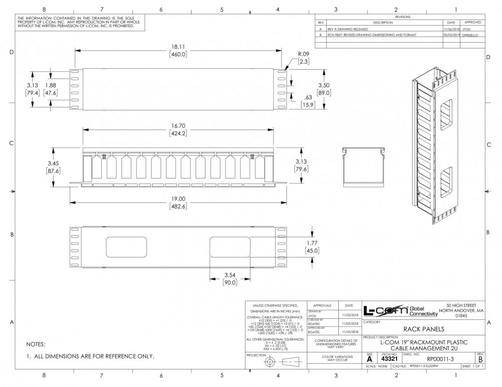 L-com RP00011-3 technical document page
