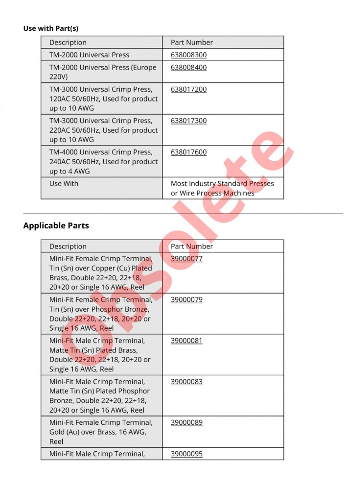 639003000 tooling document, page 3