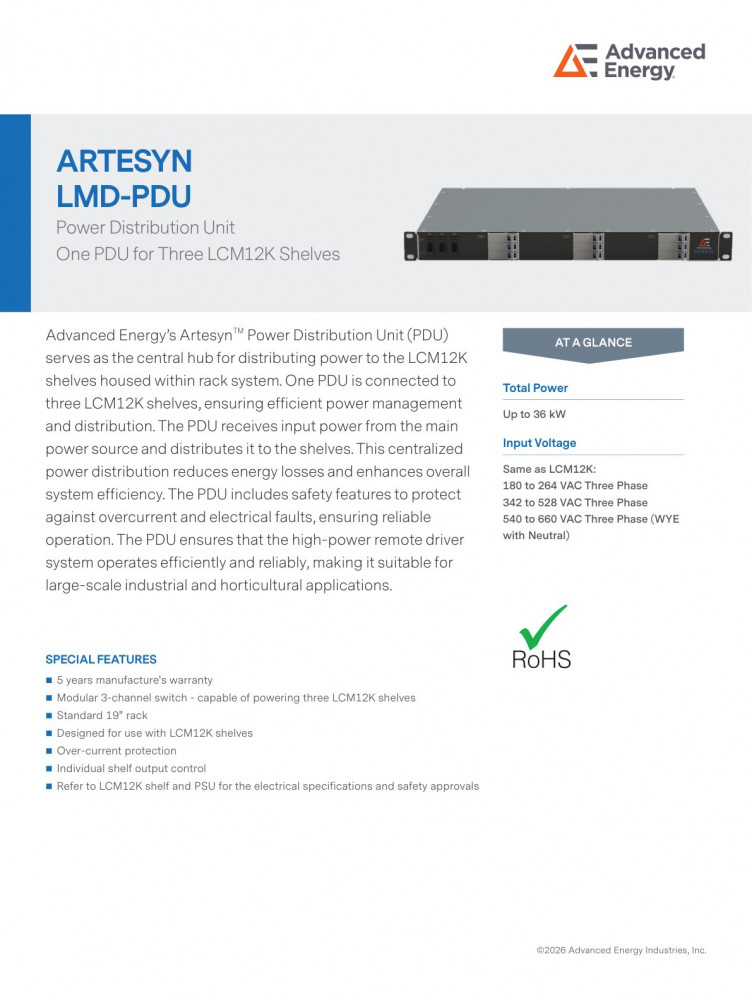 LMD-PDU technical document, page 1