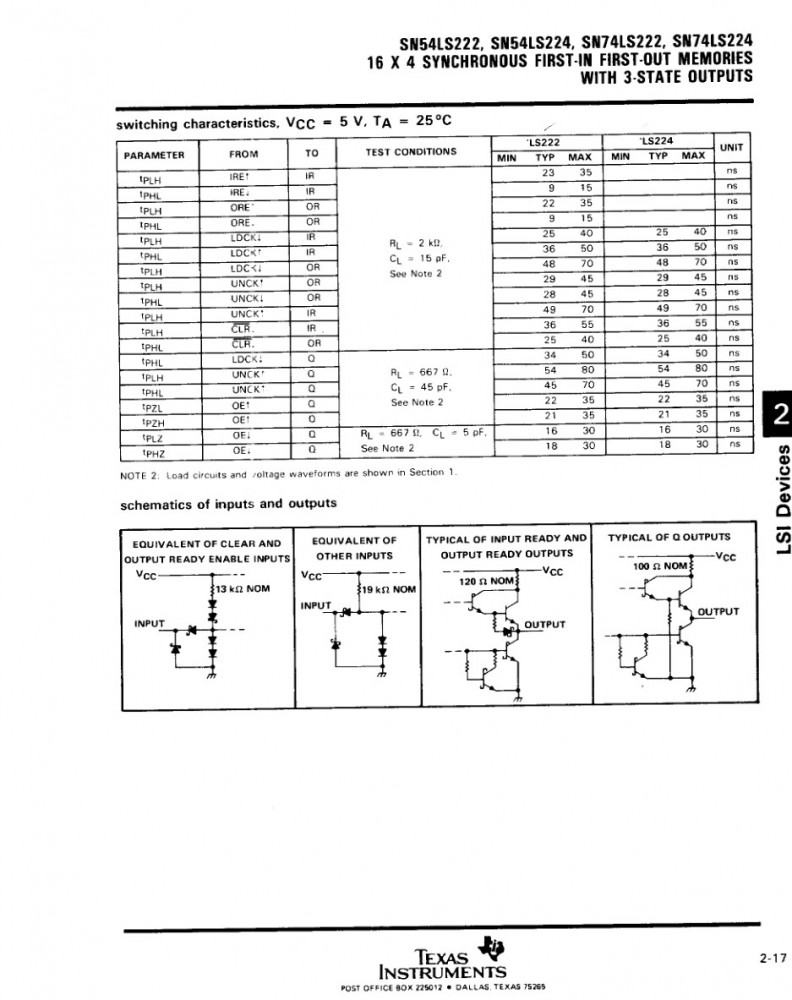 54LS224 technical document page 6