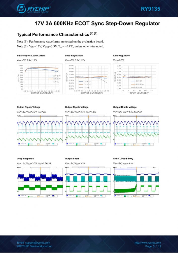 RY9135 datasheet page 5