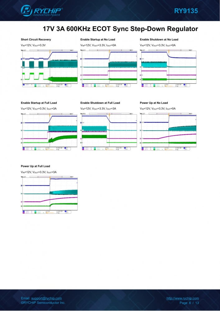 RY9135 datasheet page 6