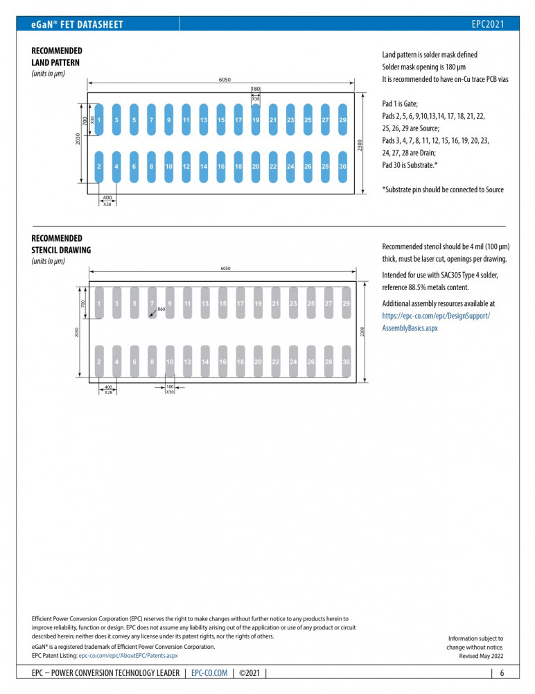 EPC2021 datasheet page 6