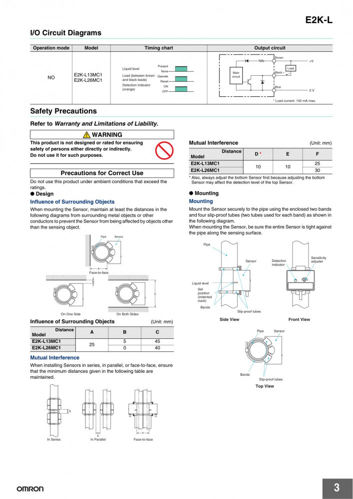 E2K-L26MC1 technical document page 3