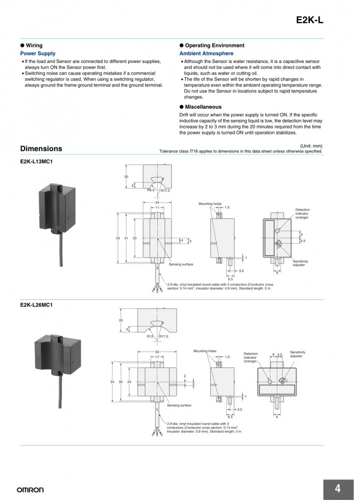 E2K-L26MC1 technical document page 4