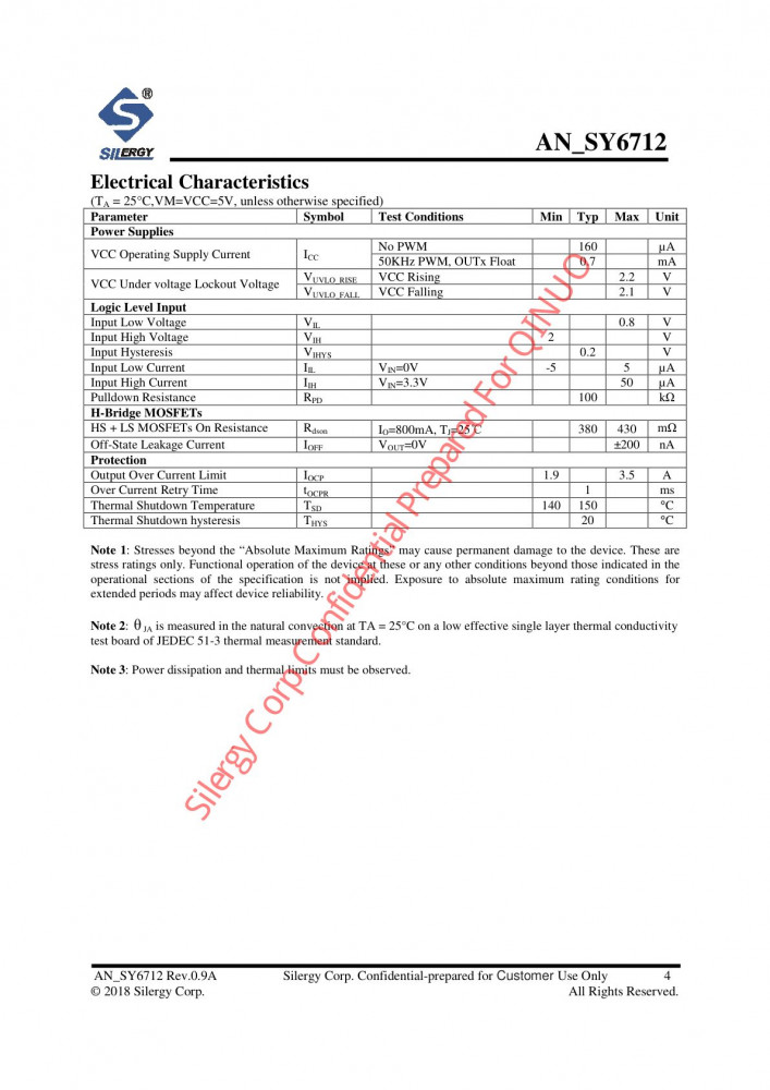 SY6712ABC datasheet page 4
