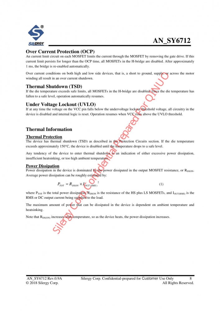 SY6712ABC datasheet page 8