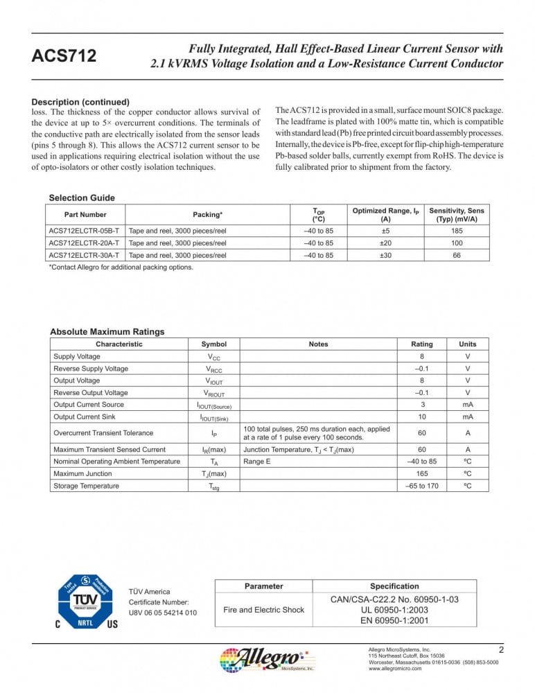 ACS712ELCTR-30A-T datasheet page 2