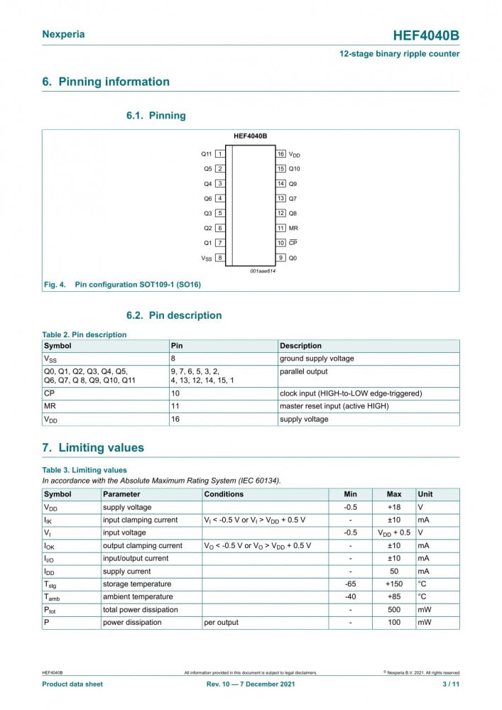 HEF4040BT,653 datasheet page 3