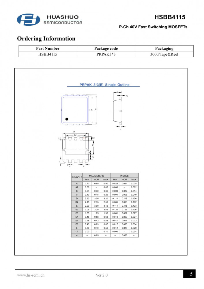 HSBB4115 datasheet page 5