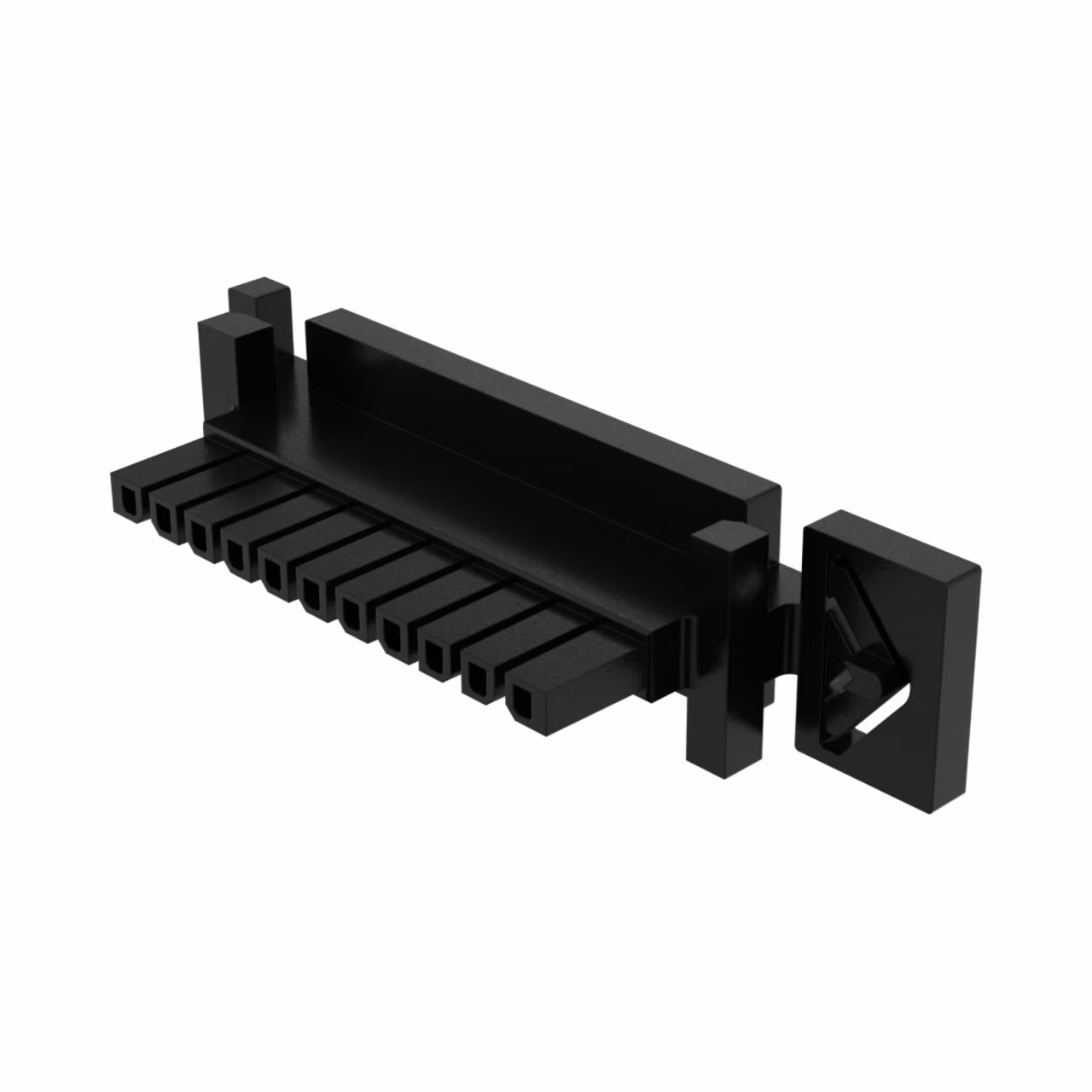 Micro-Fit BMI Receptacle Housing, Single Row, Panel Mount, 11 Circuits, Nylon, UL 94V-0 for sale