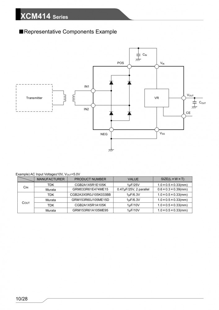 XCM414B094D2-G datasheet page 10