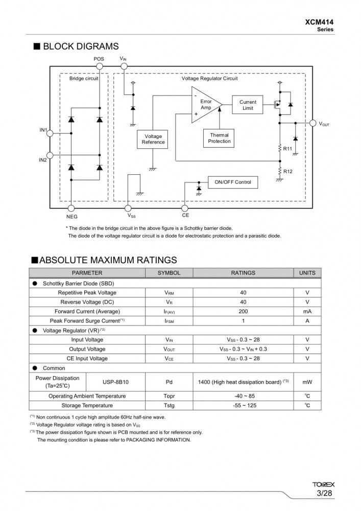 XCM414B094D2-G datasheet page 3