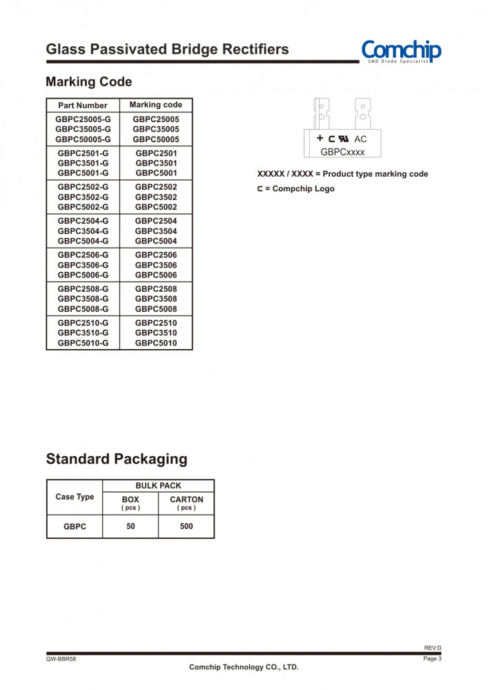GBPC3510-G datasheet page 3