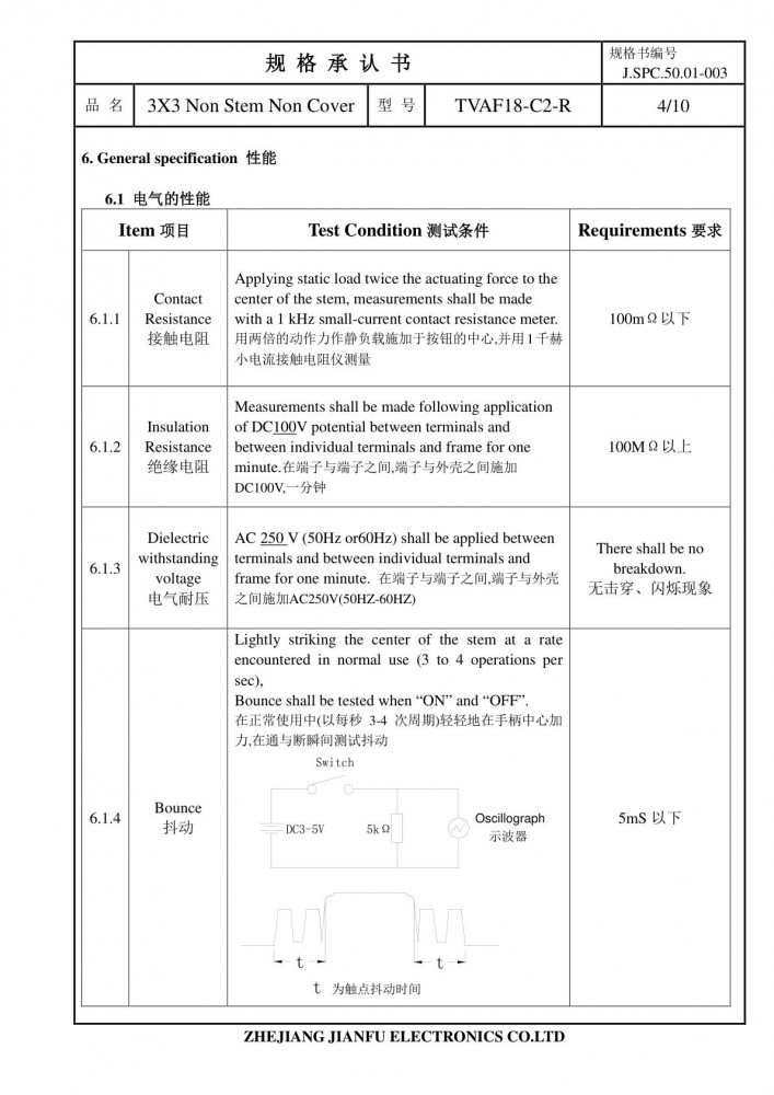 TVAF18-C2-R specification page 5