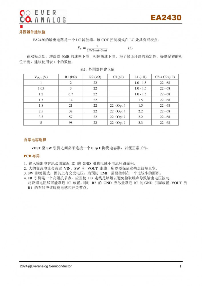 EA2430T8R datasheet page 7