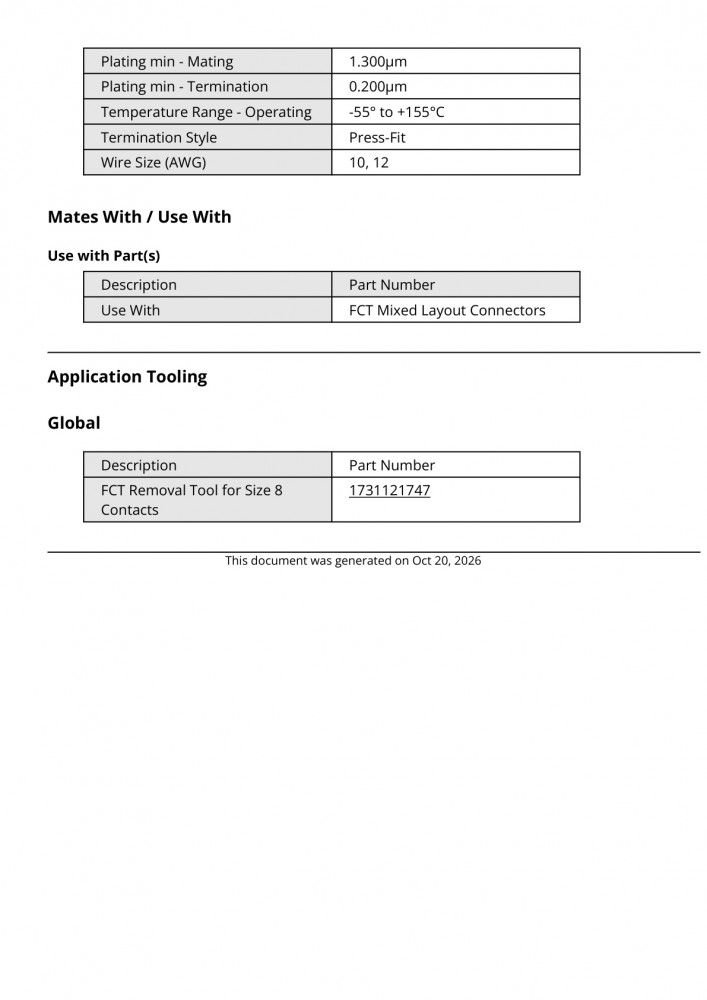 MOLEX 1731121238 technical document image 3
