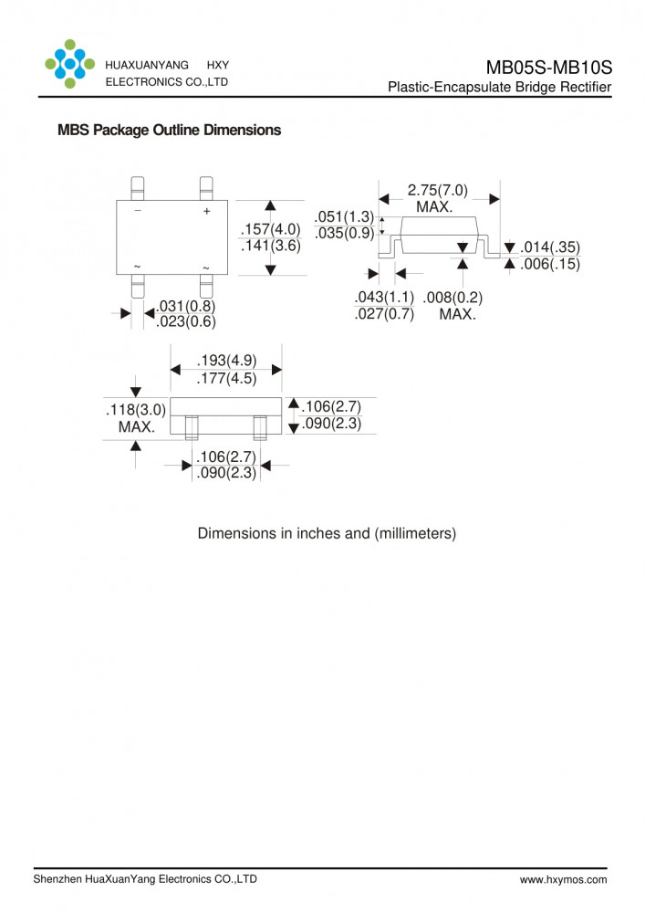 MB10S datasheet page 3