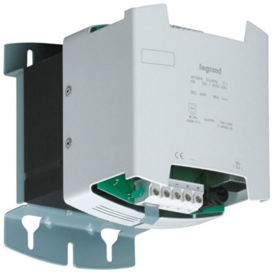 Filtered single-phase rectified power supply - prim 230/400 V - 24 V= - 60 W - 2,5 A