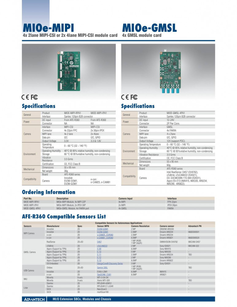 AFE-R360 technical document page 3