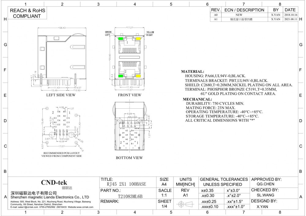 T21083ML6B drawing sheet 1