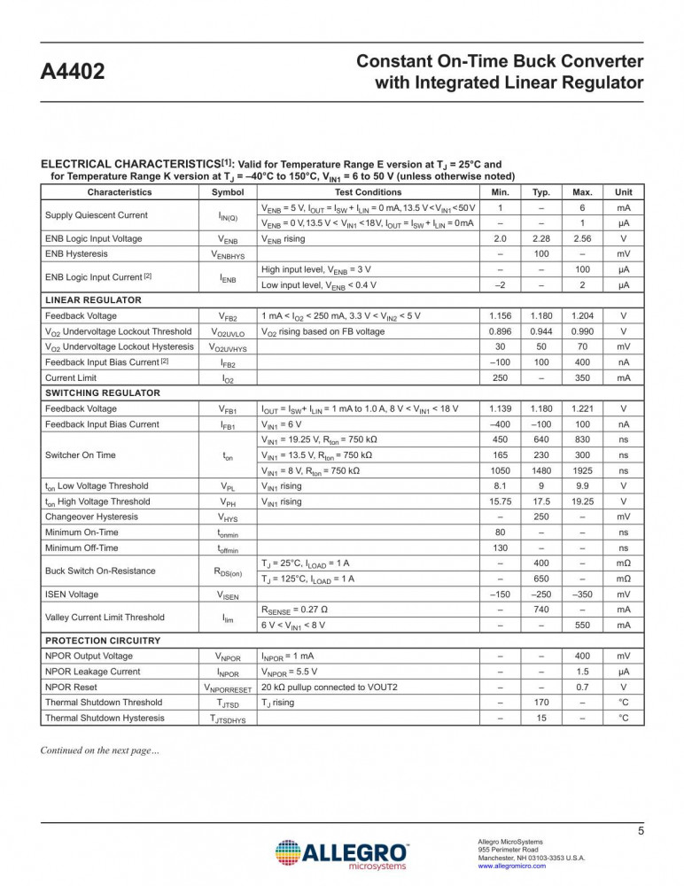 A4402 technical document page 5