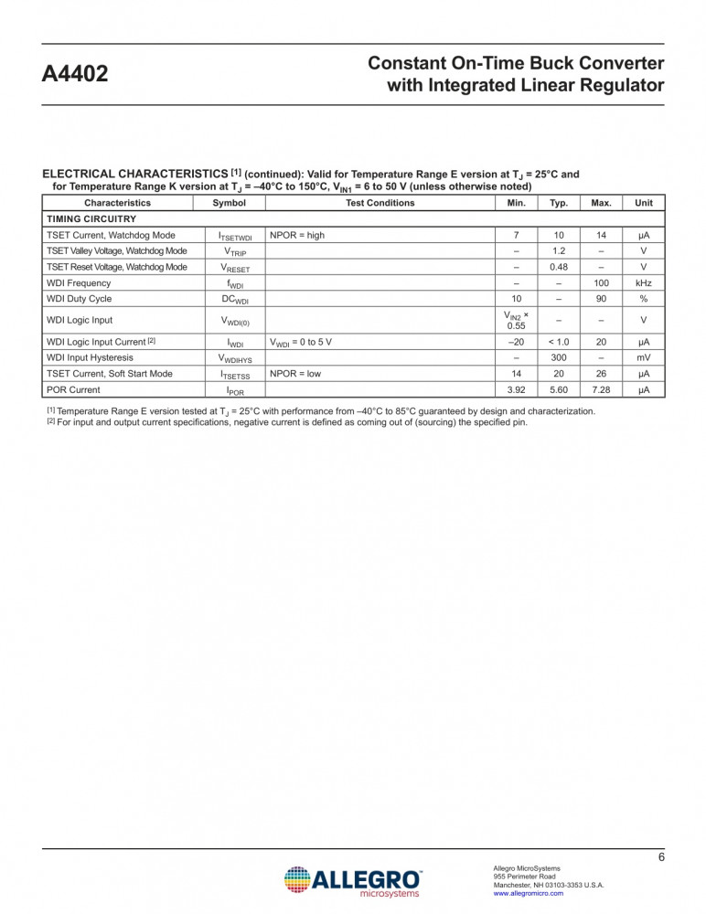 A4402 technical document page 6