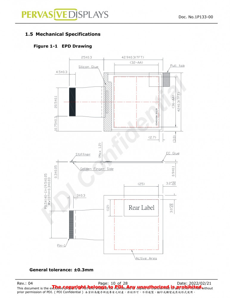E2190CS021 specification page 10