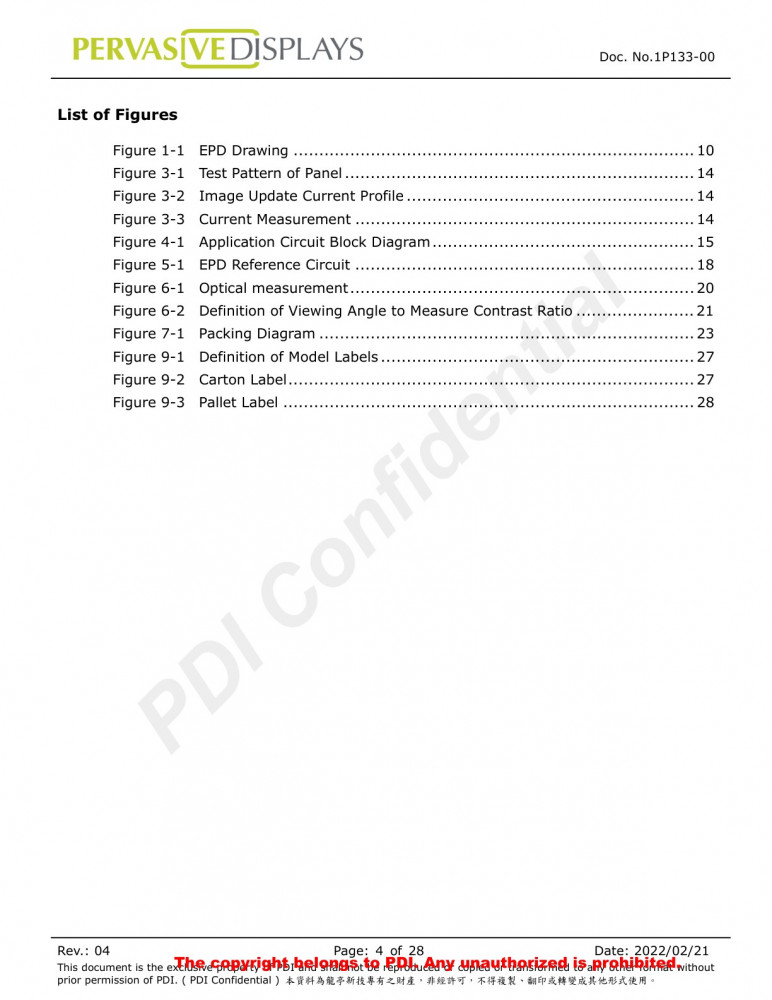 E2190CS021 specification page 4